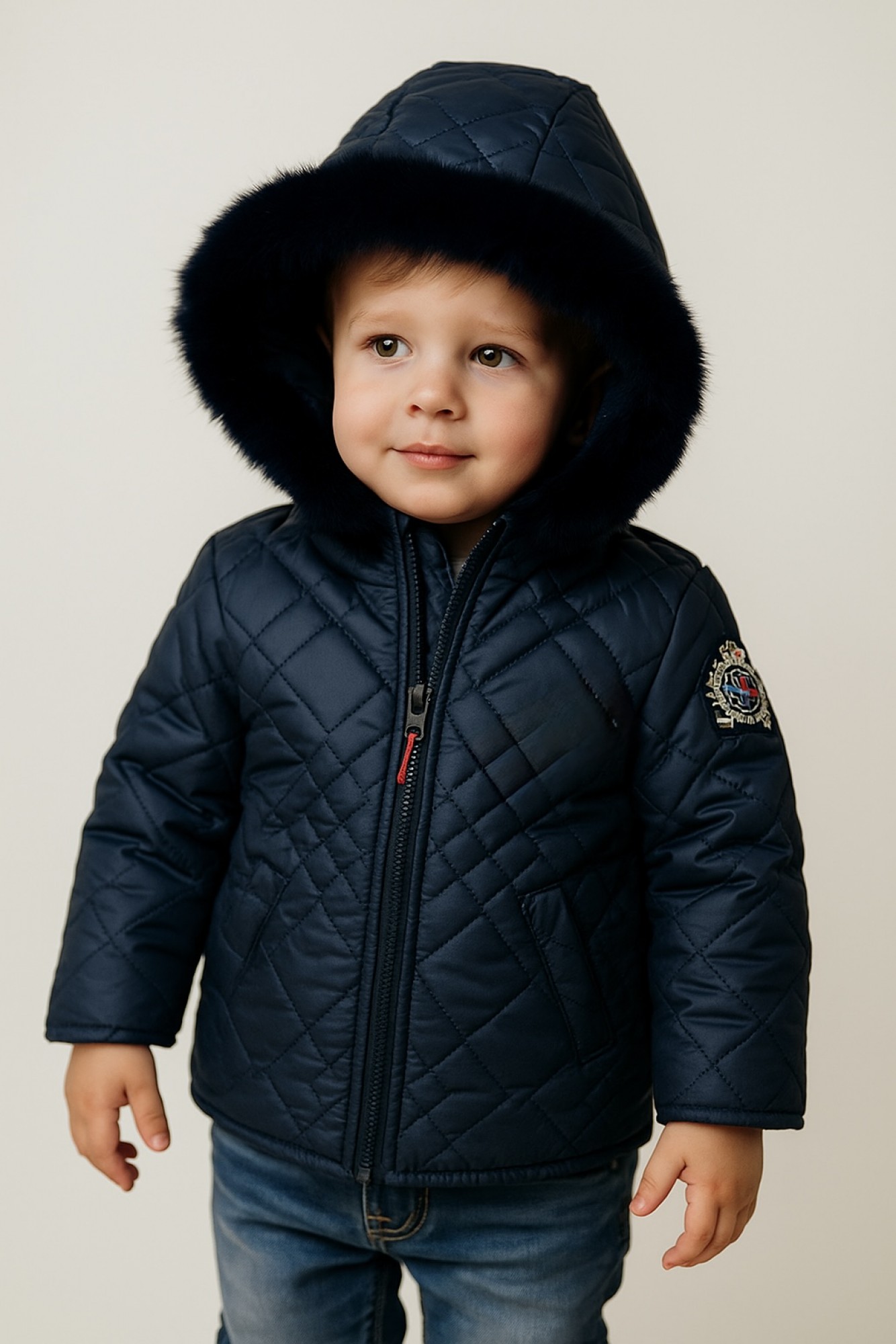 Navy coat Chipie collection by Lolittos | Primer Bebé